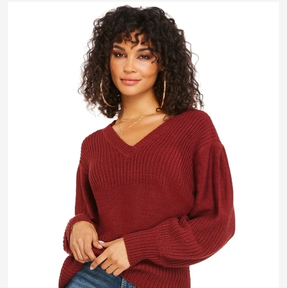 Jessica Simpson | Sweaters | Jessica Simpson V Neck Ribbed Sweater ...